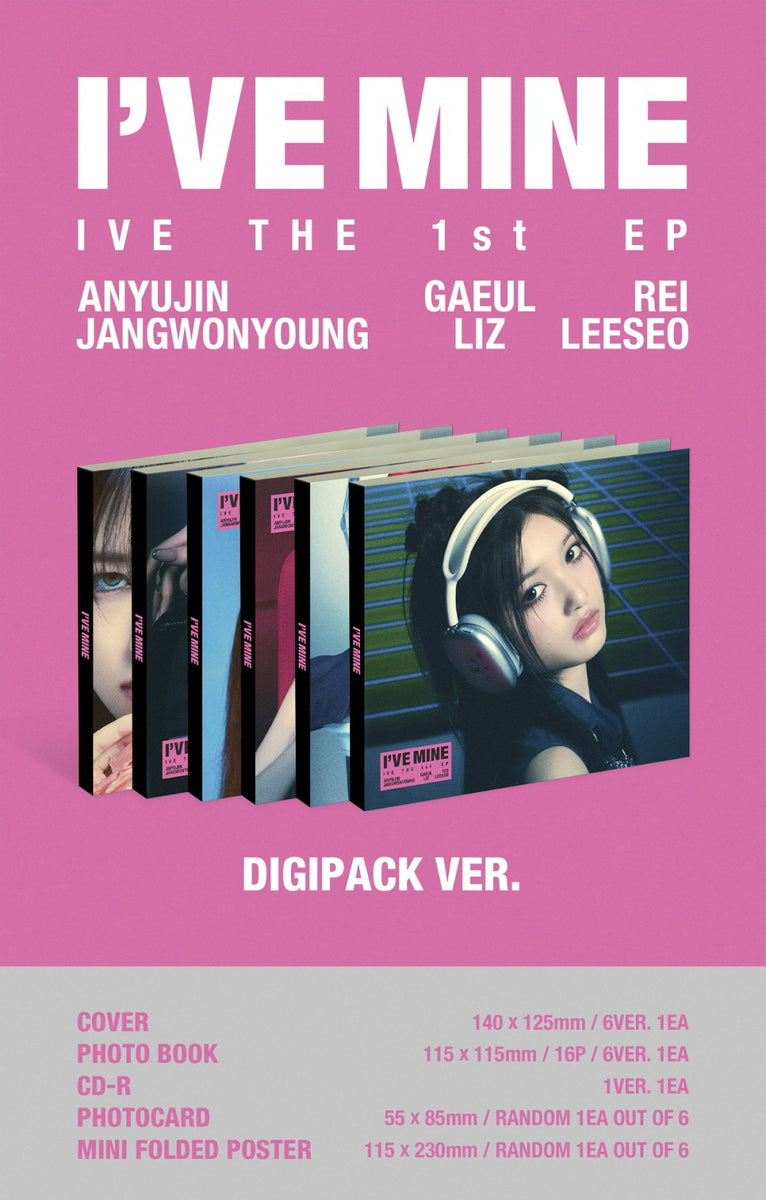 IVE - THE 1st EP I'VE MINE [Digipack Ver.] Limited Edition Album – KPOP MARKET