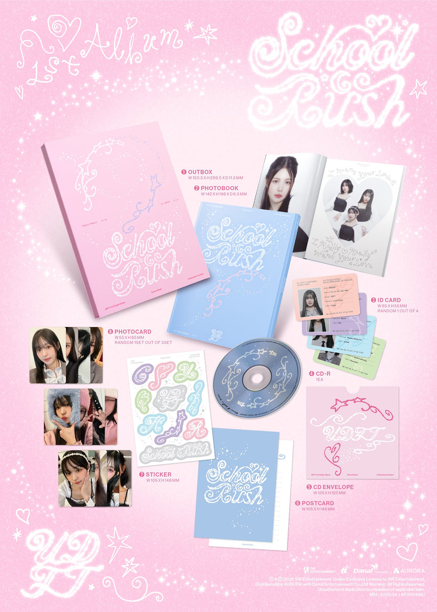 UDTT - 1st Single Album School Rush – KPOP MARKET