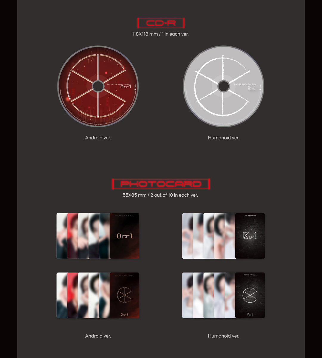 CIX - 0 or 1 (1st Single Album) CD – KPOP MARKET