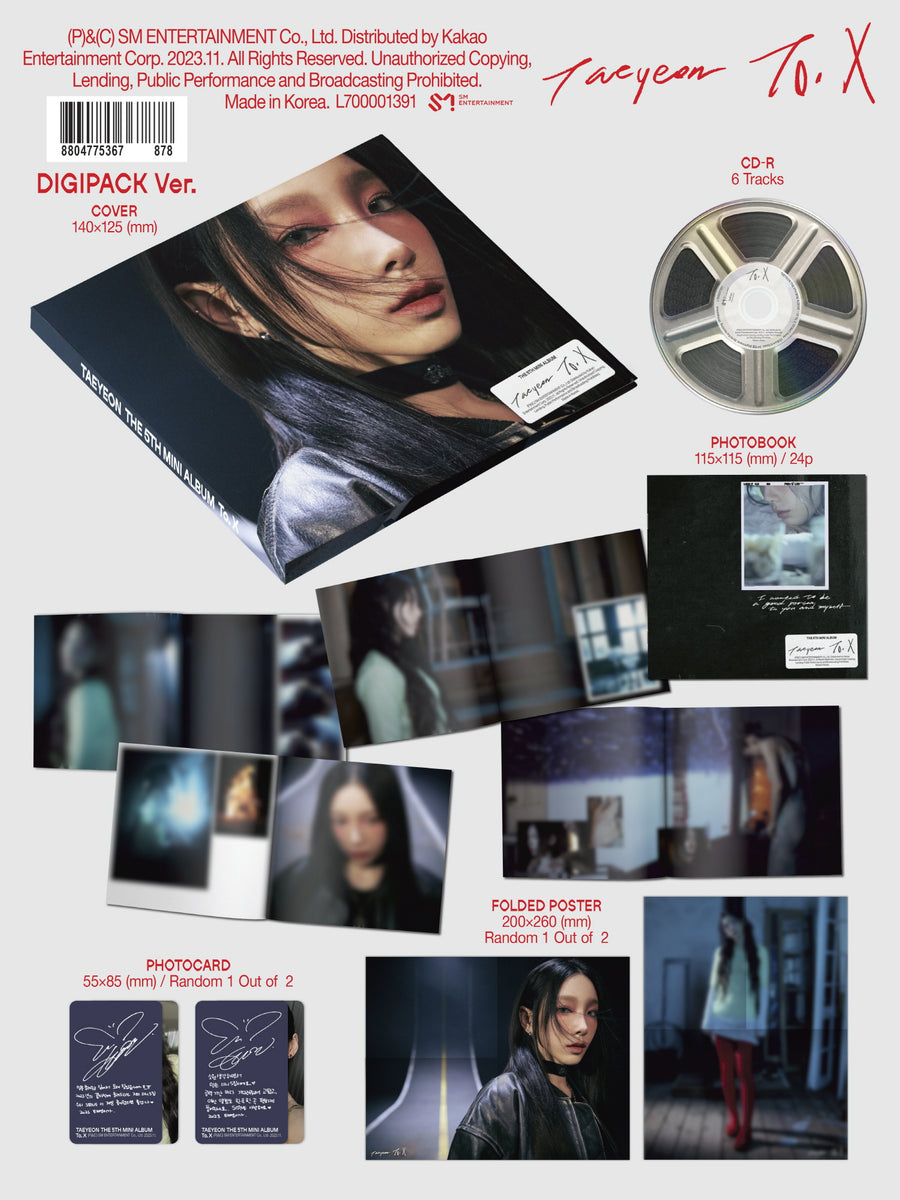 TAEYEON - 5th Mini Album To. X [Digipack ver.] – KPOP MARKET