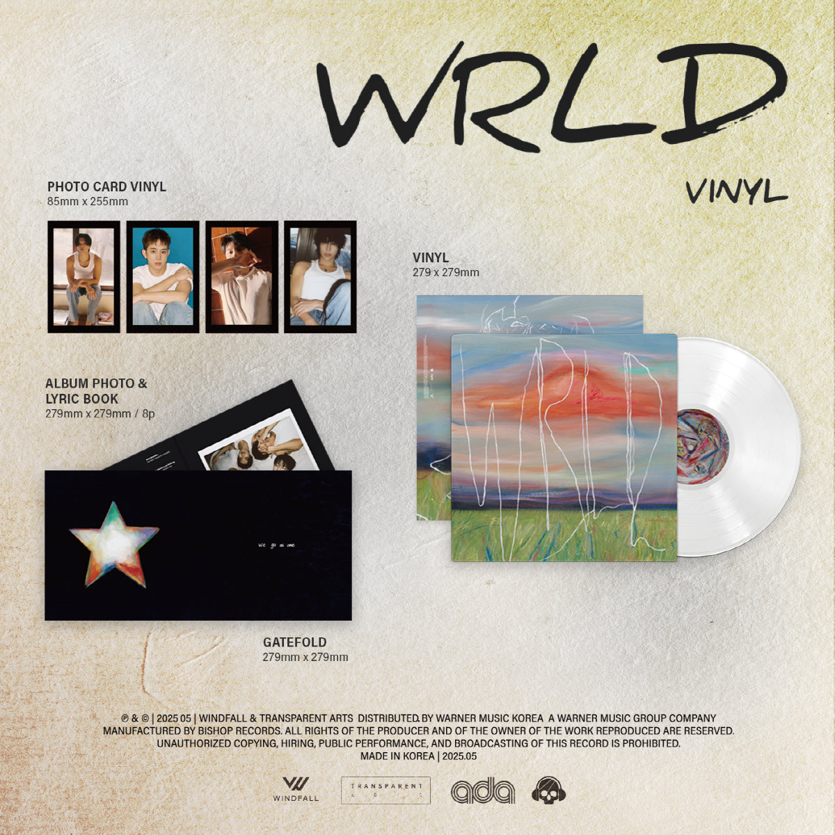 The Rose - WRLD [Vinyl LP] – KPOP MARKET