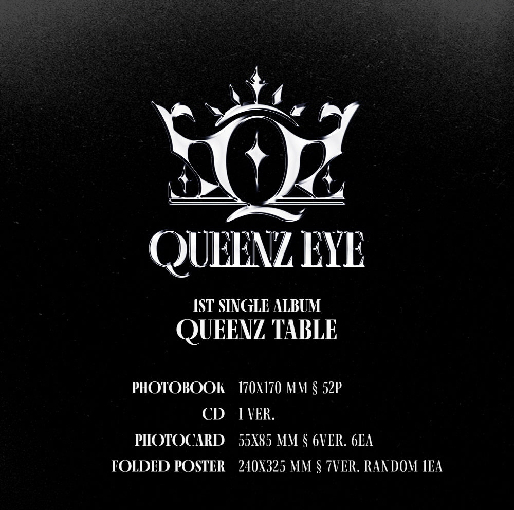 Queenz Eye - 1st Single Album [Queenz Table] – KPOP MARKET