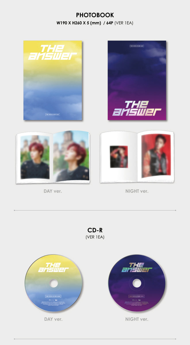 PARK JI HOON - THE ANSWER (6th Mini Album) – KPOP MARKET