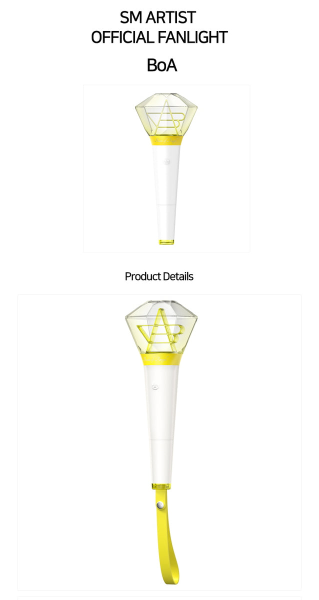 BoA - Official Fanlight Light Stick + 1 Random Photocard – KPOP MARKET