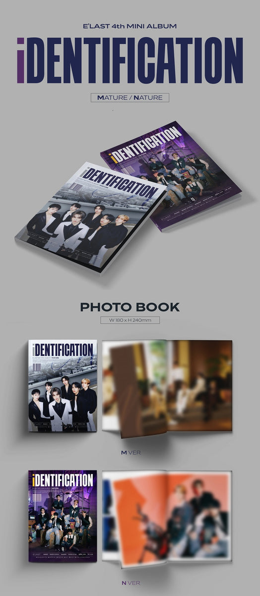 E'LAST ELAST - 4th Mini Album iDENTIFICATION CD – KPOP MARKET