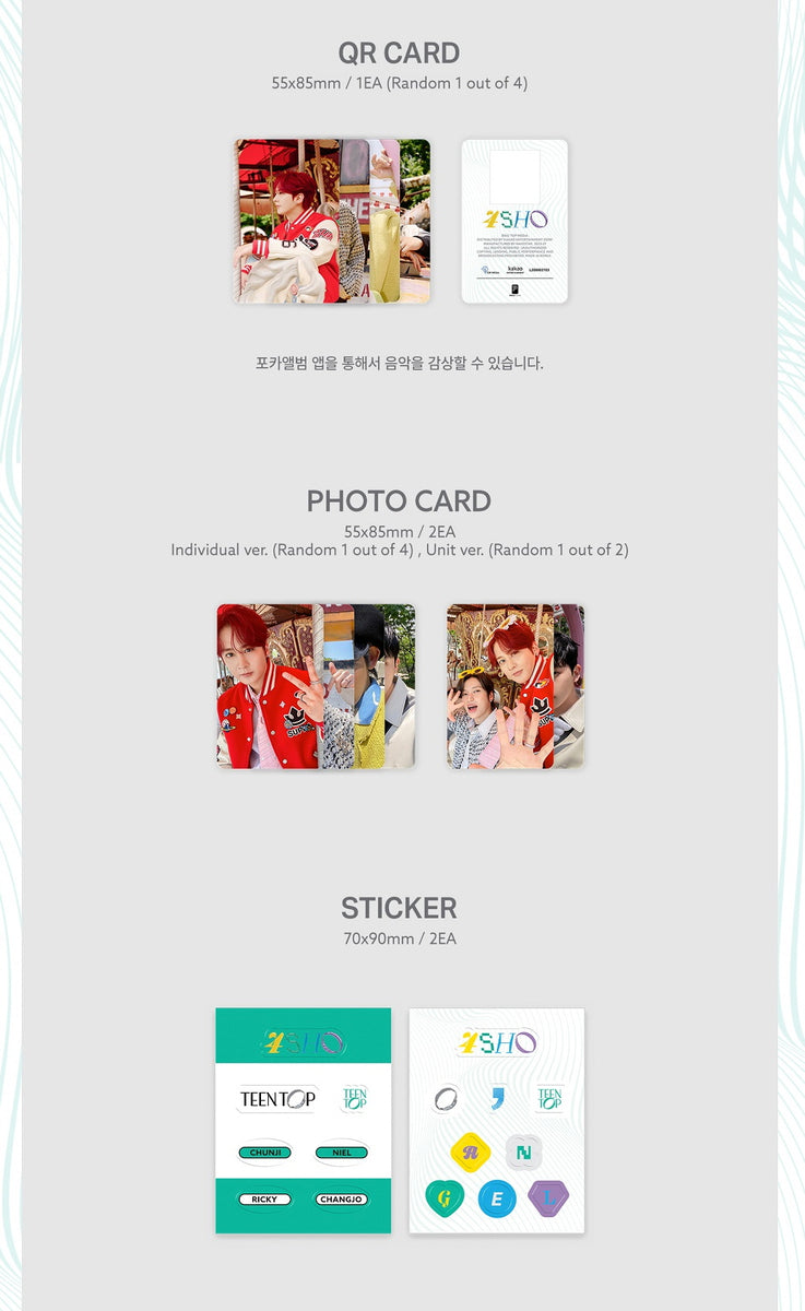 TEEN TOP - 7th Single Album 4SHO Poca Album – KPOP MARKET