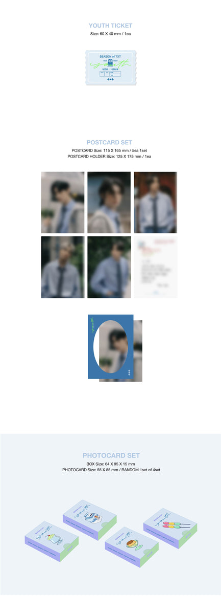 TOMORROW X TOGETHER - Season of TXT: YOUTH PHOTOBOOK – KPOP MARKET