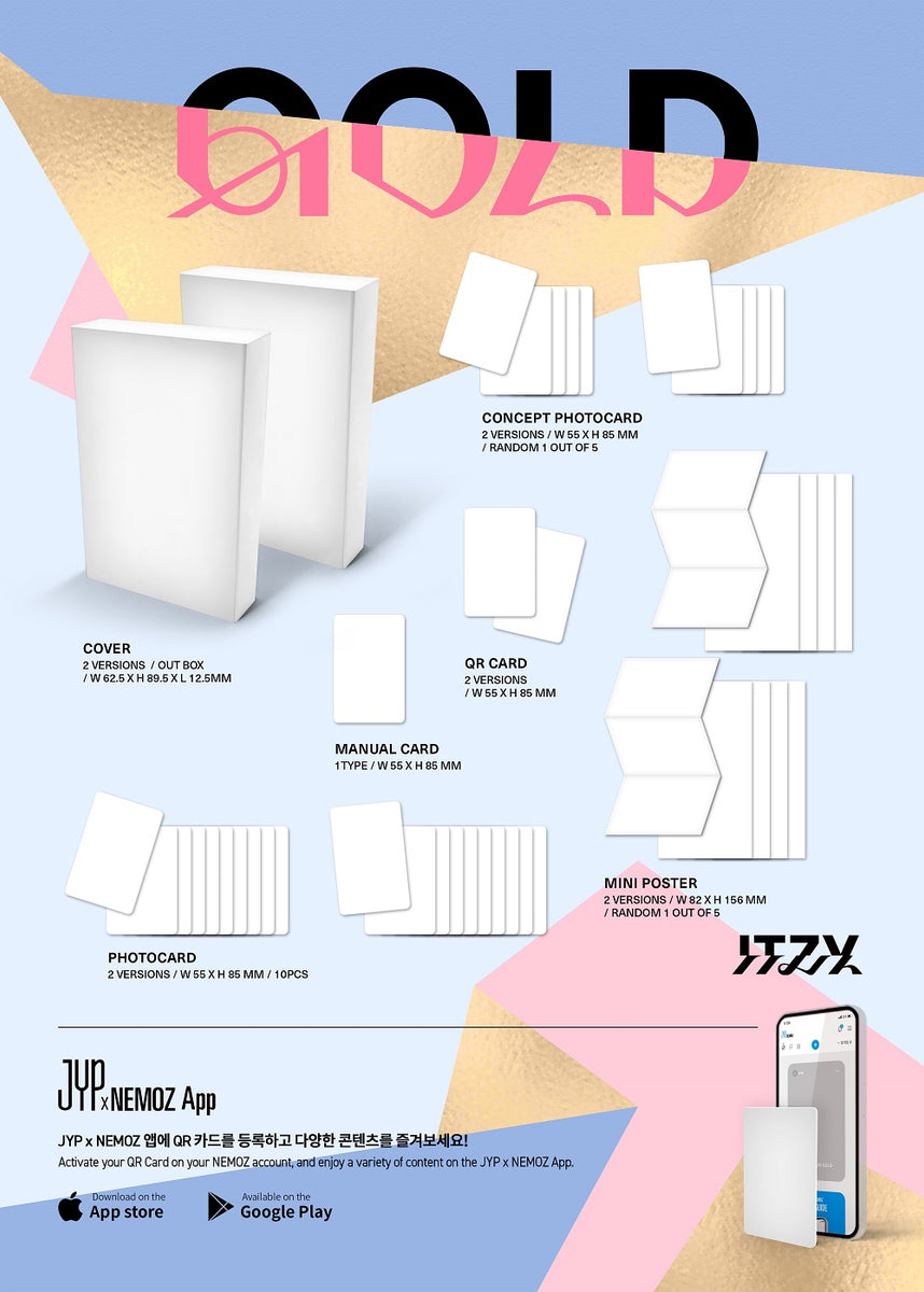 ITZY - Vol.2 Gold Platform Nemo version+Extra Photocards Set – KPOP MARKET