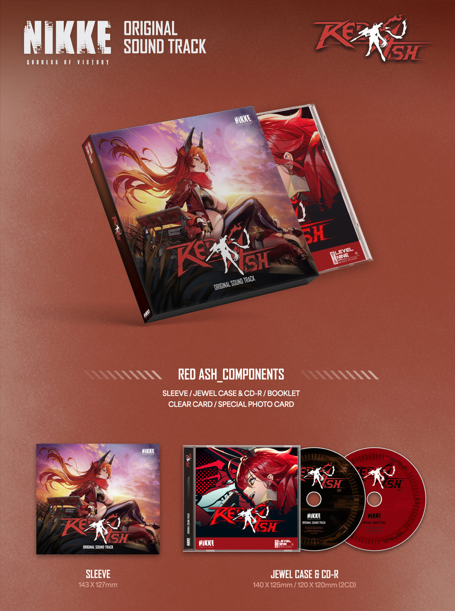 Goddess of Victory : Nikke 승리의 여신: 니케 OST Red Ash version CD – KPOP MARKET