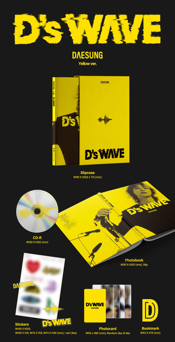 DAESUNG - 1st Mini Album D’s WAVE – KPOP MARKET