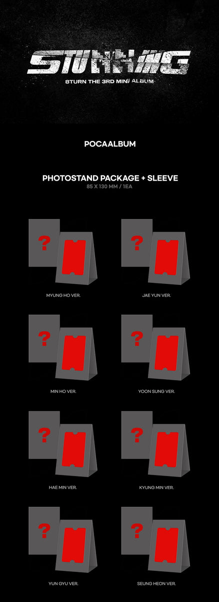 8TURN - 3rd Mini Album STUNNING POCA ALBUM – KPOP MARKET