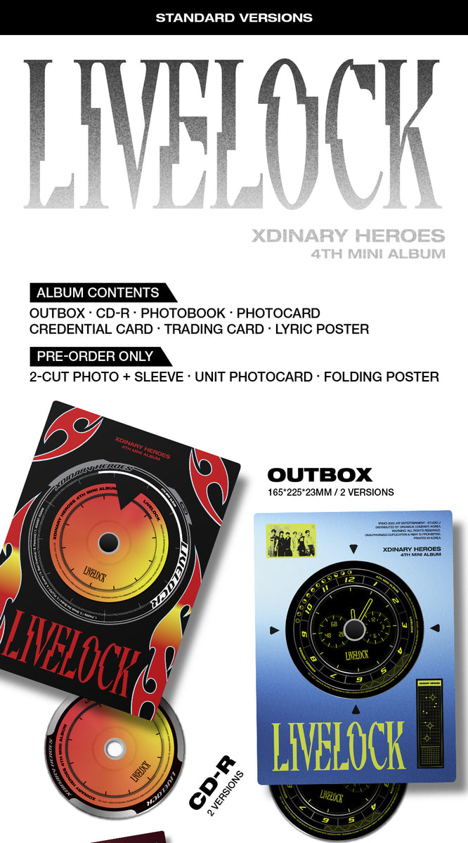 Xdinary Heroes - Livelock 4th Mini Album – KPOP MARKET