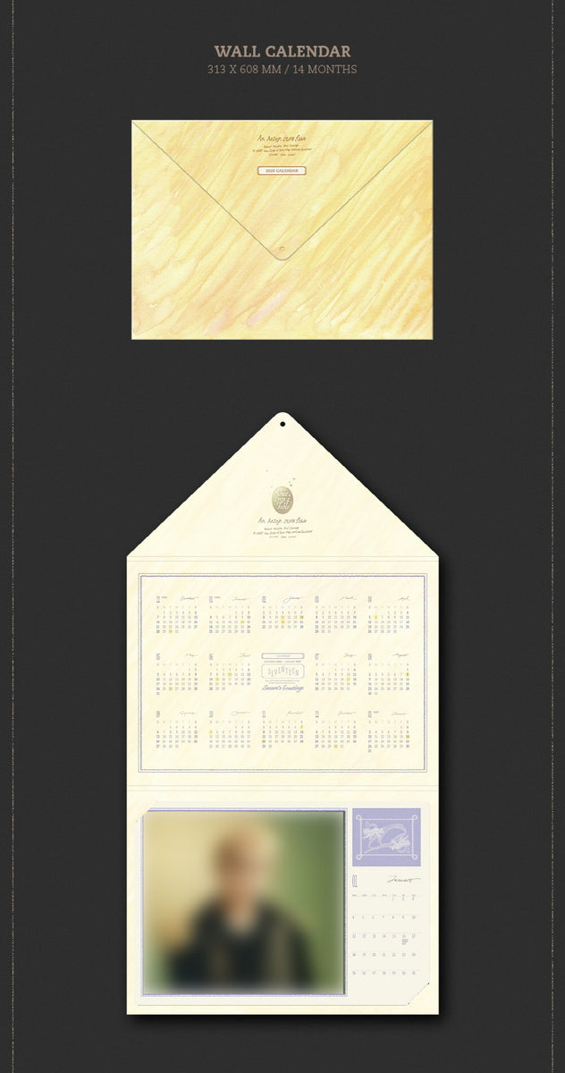 SEVENTEEN 2026 WALL CALENDAR – KPOP MARKET