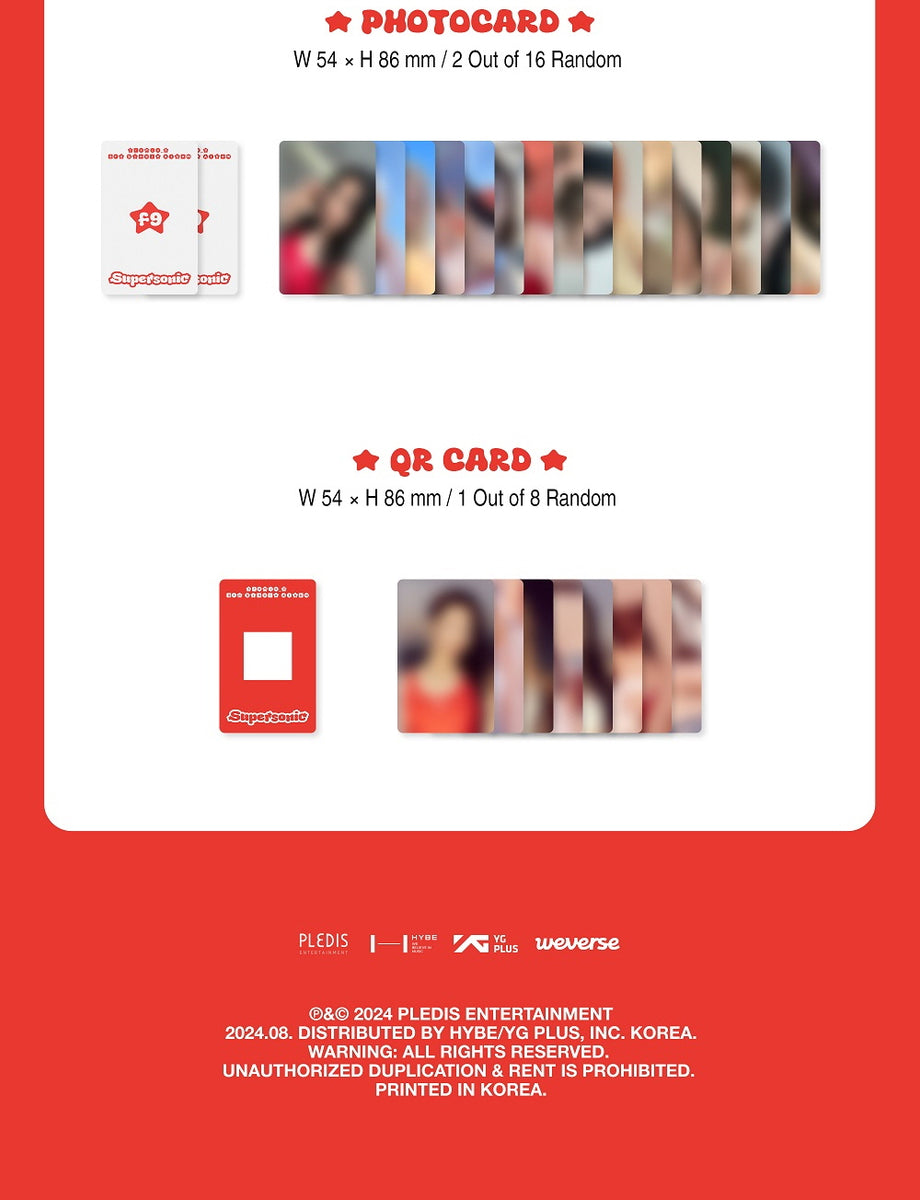 fromis_9 - 3rd Single Album Supersonic Wevers Albums version – KPOP MARKET