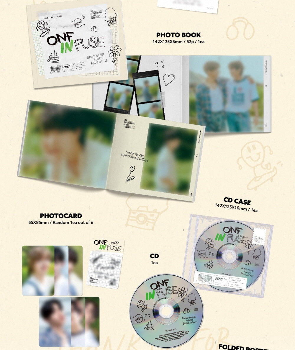 ONF - INSTRUMENTAL ALBUM INFUSE [CD ver.] – KPOP MARKET