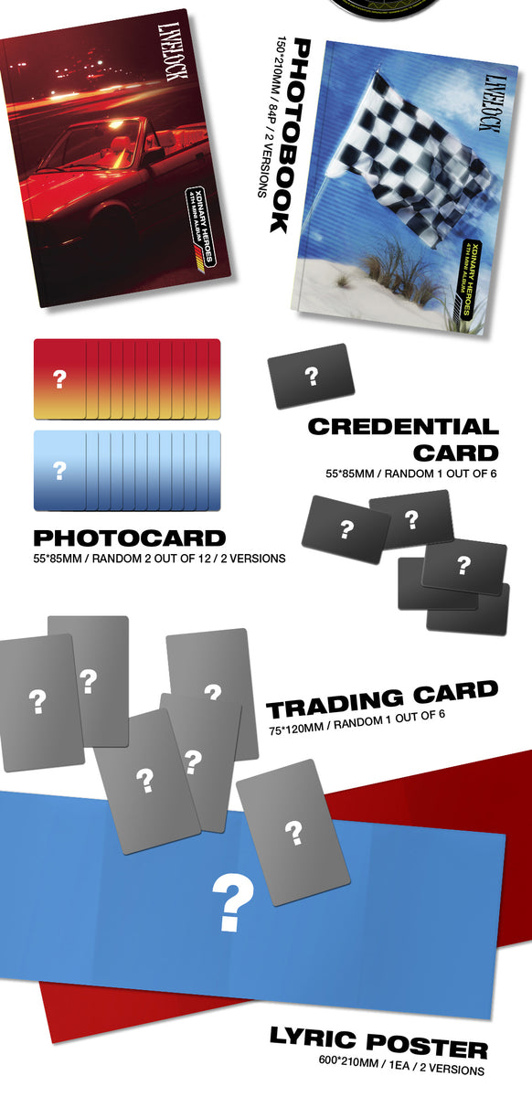 Xdinary Heroes - Livelock 4th Mini Album – KPOP MARKET