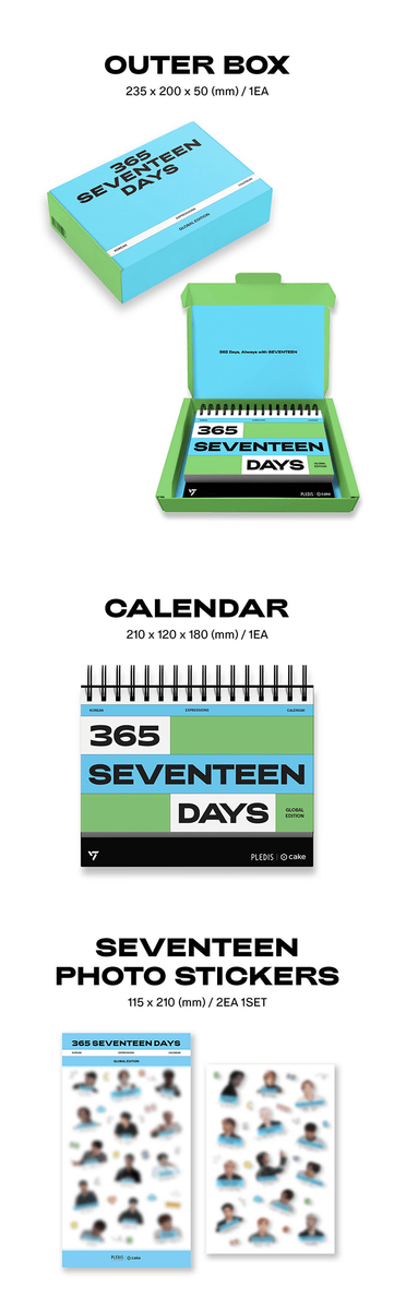 365 SEVENTEEN DAYS : SEVENTEEN's Korean Expressions Calendar – KPOP MARKET