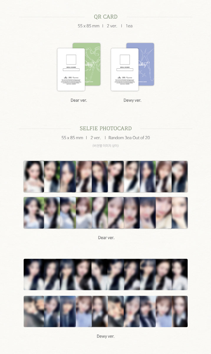 Rescene - 2nd Single Album Dearest QR version – KPOP MARKET