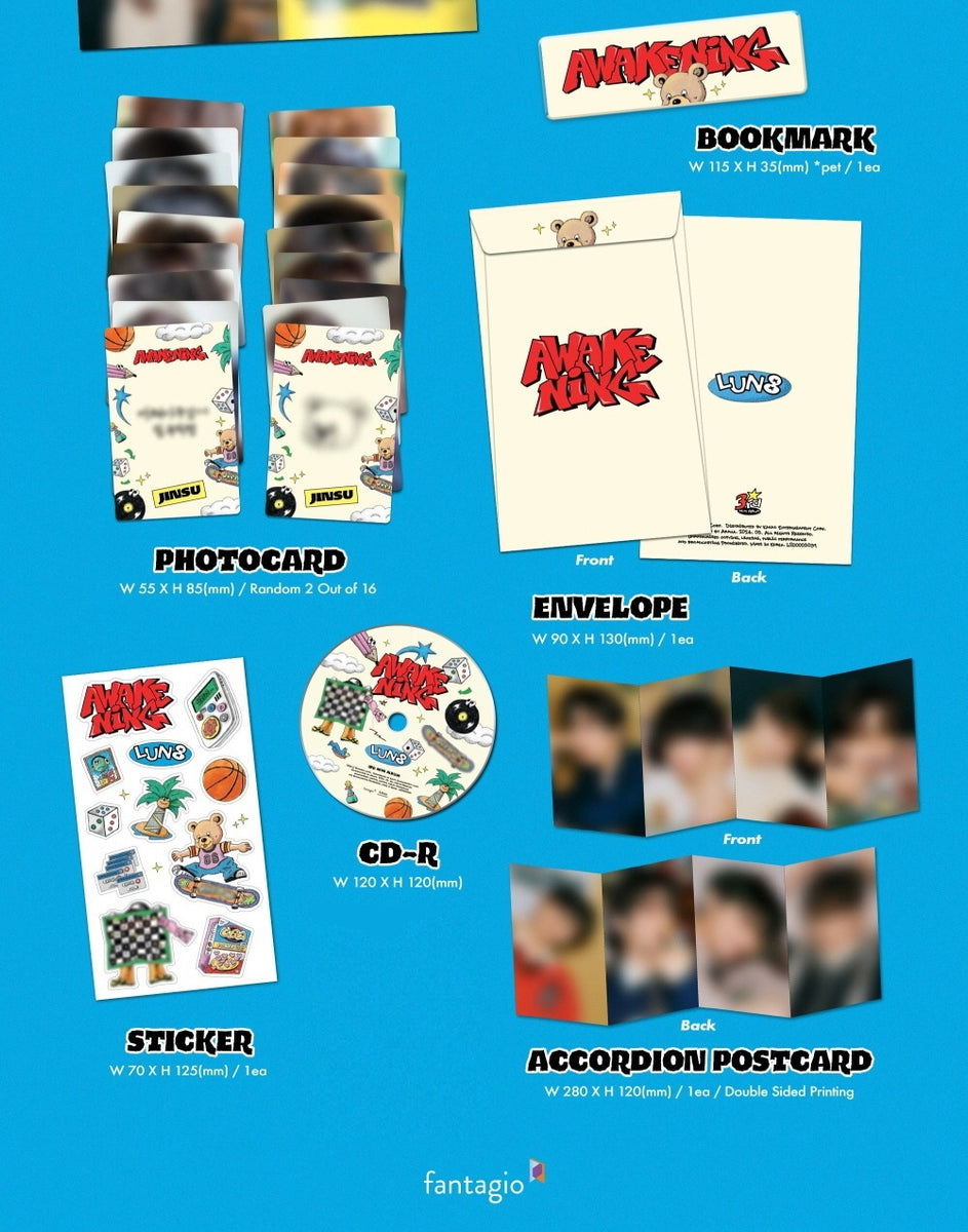 LUN8 - 3rd Mini Album AWAKENING – KPOP MARKET