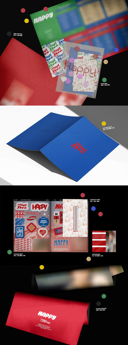 Jin BTS - Vol.1 Happy CD+Extra Photocards Set – KPOP MARKET
