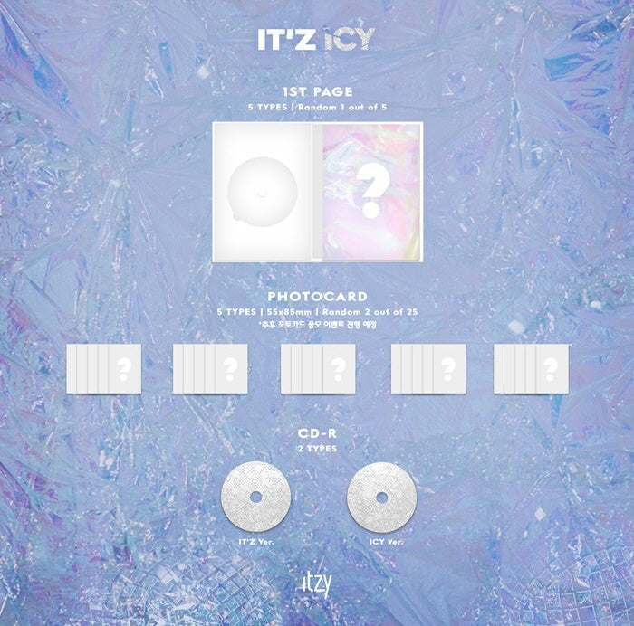 ITZY - 1st Mini Album IT'z ICY Random version CD – KPOP MARKET