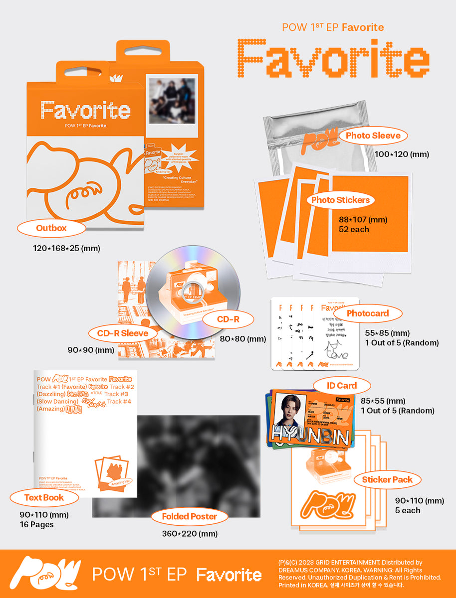 POW - Favorite Album – KPOP MARKET