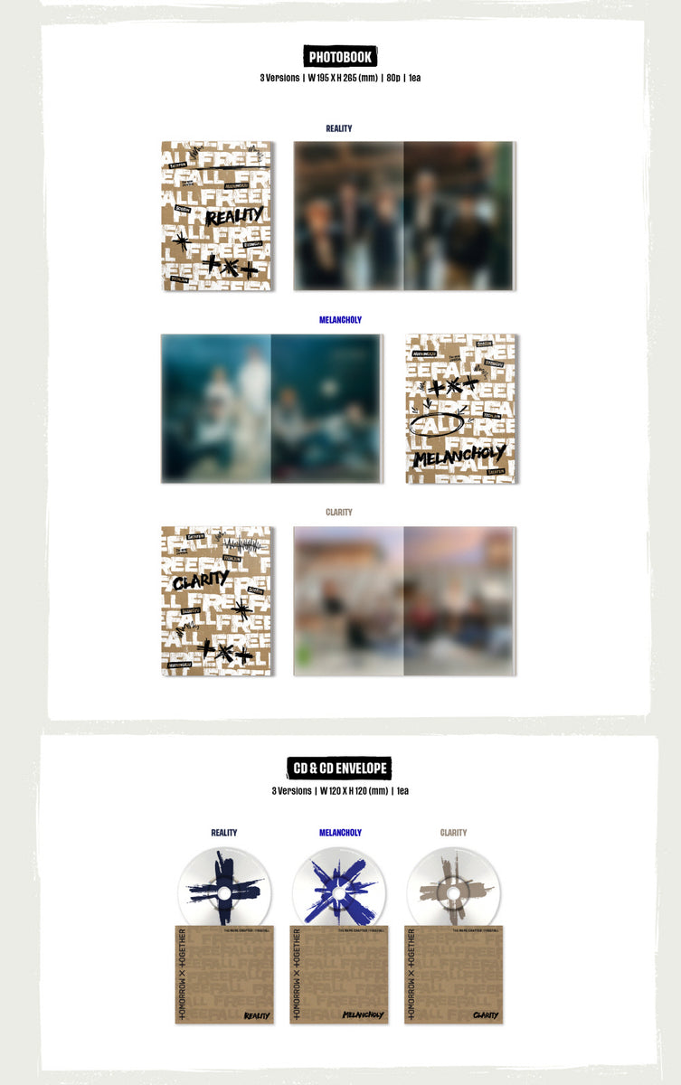 TOMORROW X TOGETHER TXT - THE NAME CHAPTER : FREEFALL Album – KPOP MARKET