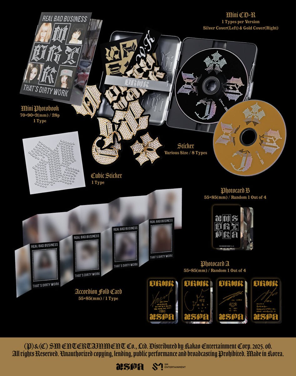 Aespa - 1st Single Album Dirty Work [Dirty Case ver.] – KPOP MARKET