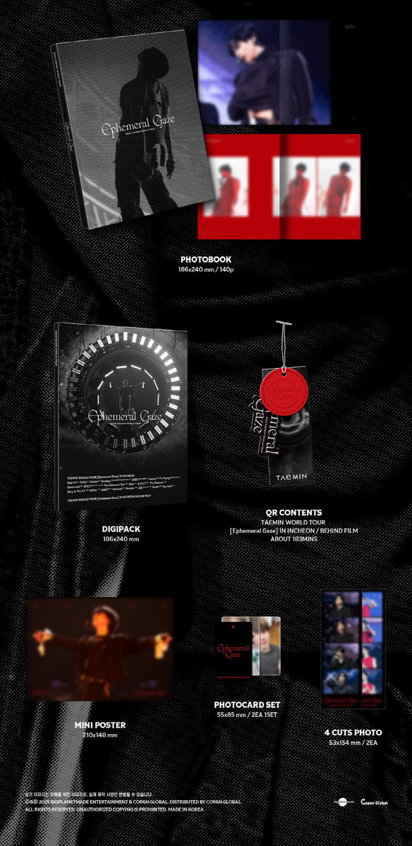 TAEMIN WORLD TOUR [Ephemeral Gaze] IN INCHEON QR – KPOP MARKET