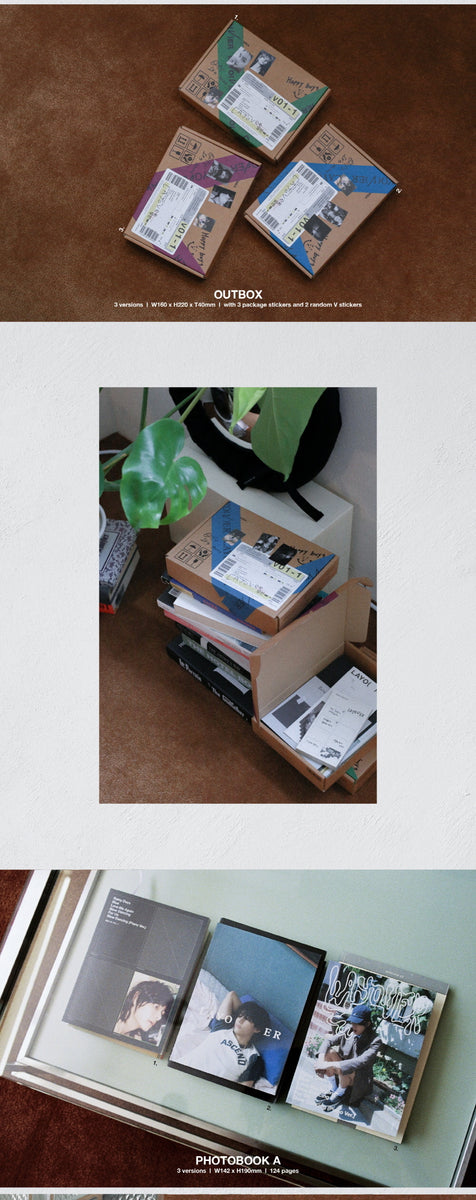 V BTS - Layover Album SET + Weverse Albums ver. (4 ver. SET) – KPOP MARKET
