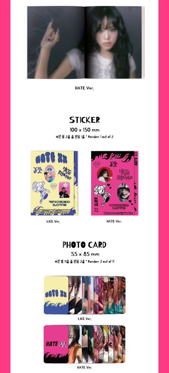 YENA - HATE XX [2nd Single Album] CD – KPOP MARKET