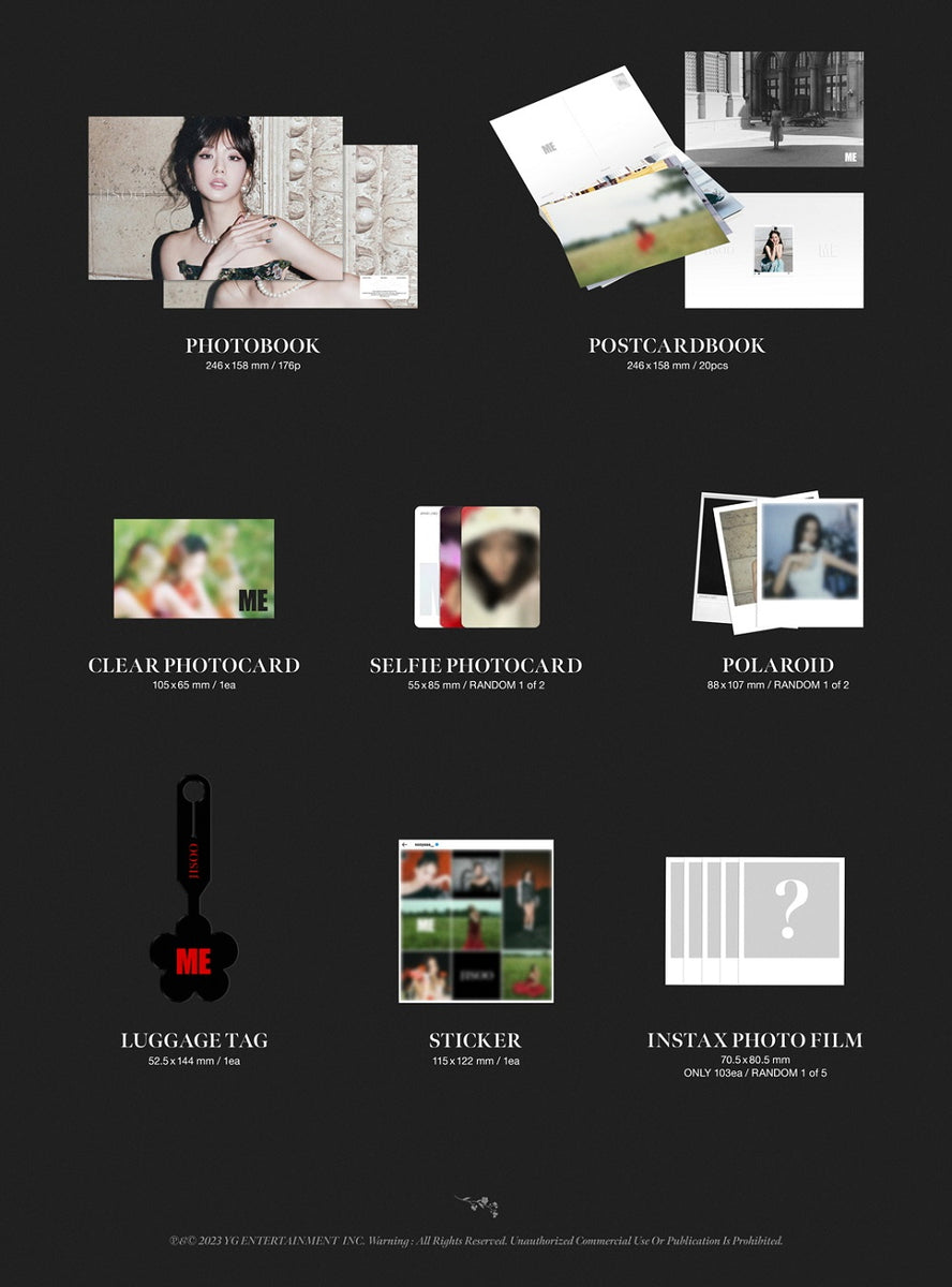 JISOO BLACKPINK - ME Photobook Special Edition – KPOP MARKET