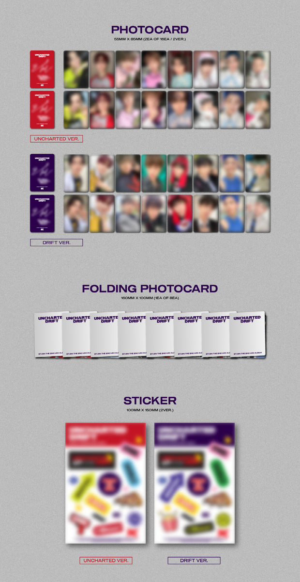 8TURN - 2nd Mini Album UNCHARTED DRIFT CD – KPOP MARKET