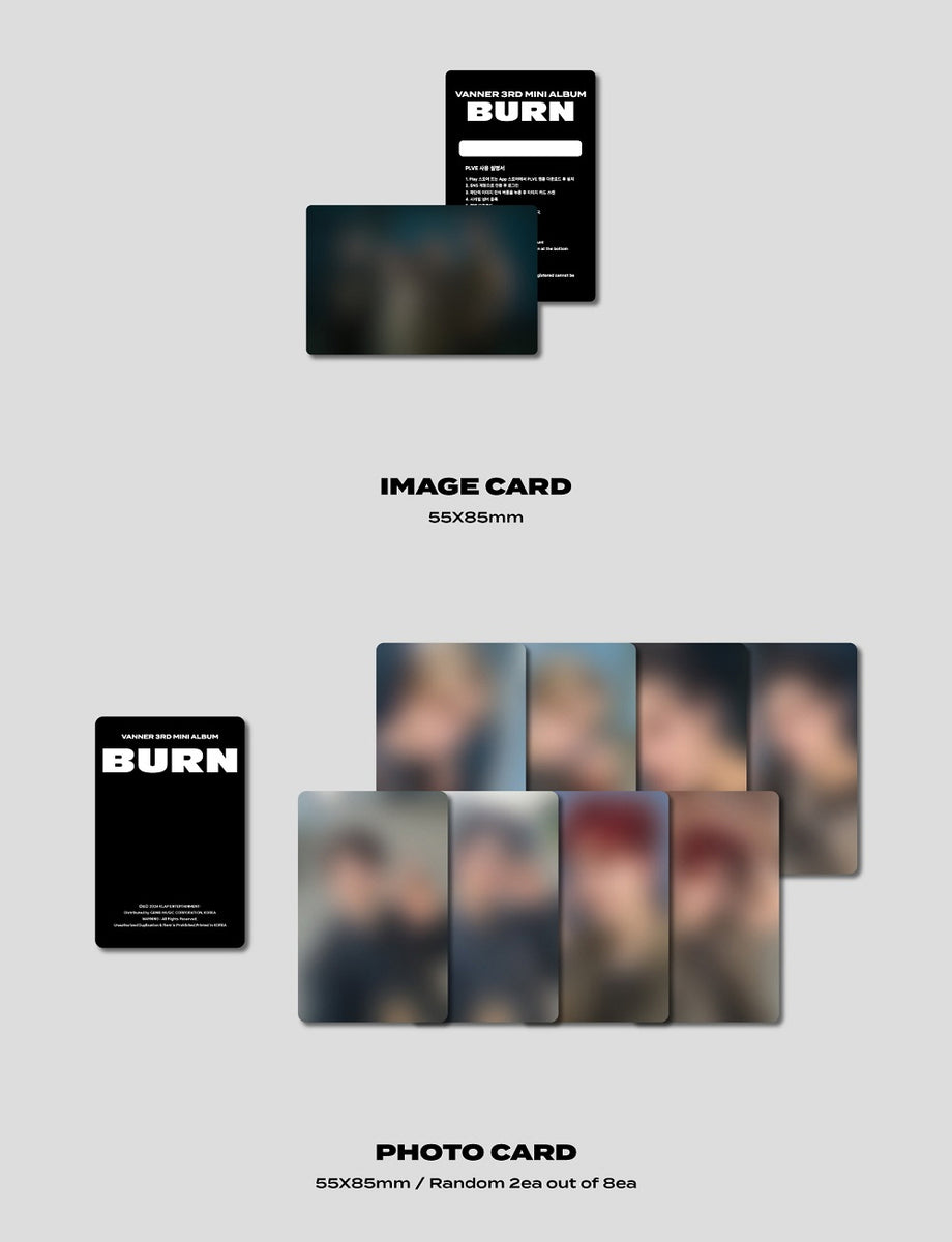 VANNER - 3rd Mini Album Burn PLVE version – KPOP MARKET