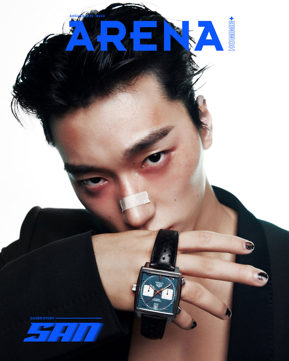 ARENA HOMME+ Magazine Korea August 2025 ATEEZ SAN – KPOP MARKET