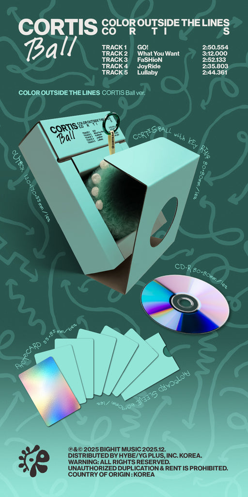 CORTIS - COLOR OUTSIDE THE LINES [CORTIS Ball ver.] – KPOP MARKET