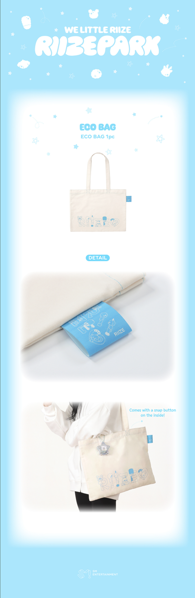 [PRE-ORDER] RIIZE POP-UP 2025 WE LITTLE RIIZE Official MD - ECO BAG ...