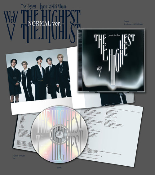 WayV - Japan 1st Mini Album The Highest 1st Press Regular Edition CD ...