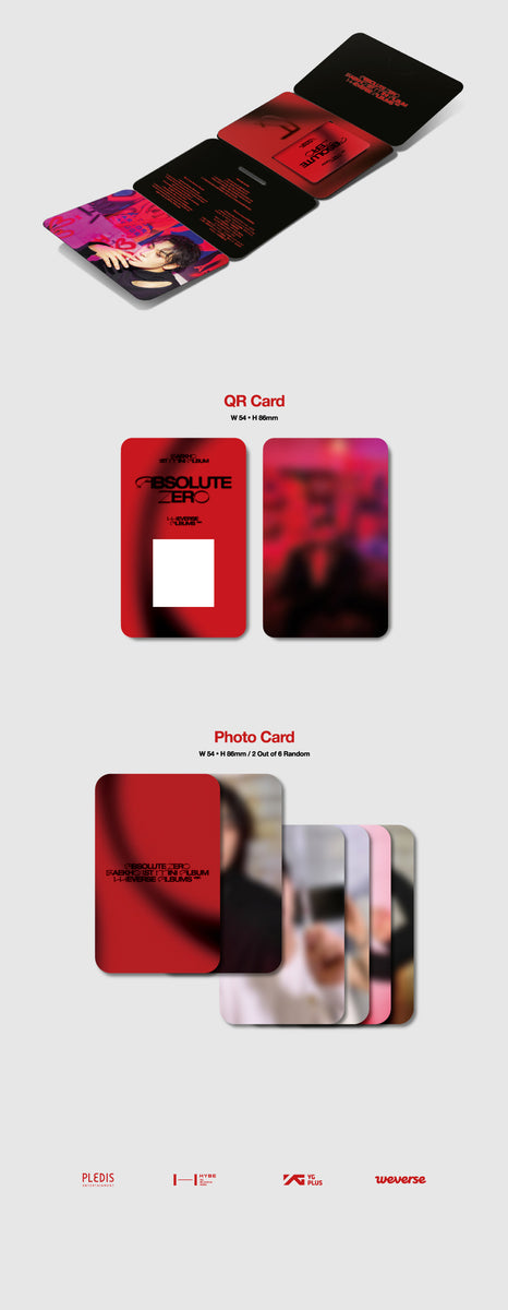 [WEVERSE ALBUM] BAEKHO - 1st Mini Album Absolute Zero Weverse Albums v ...
