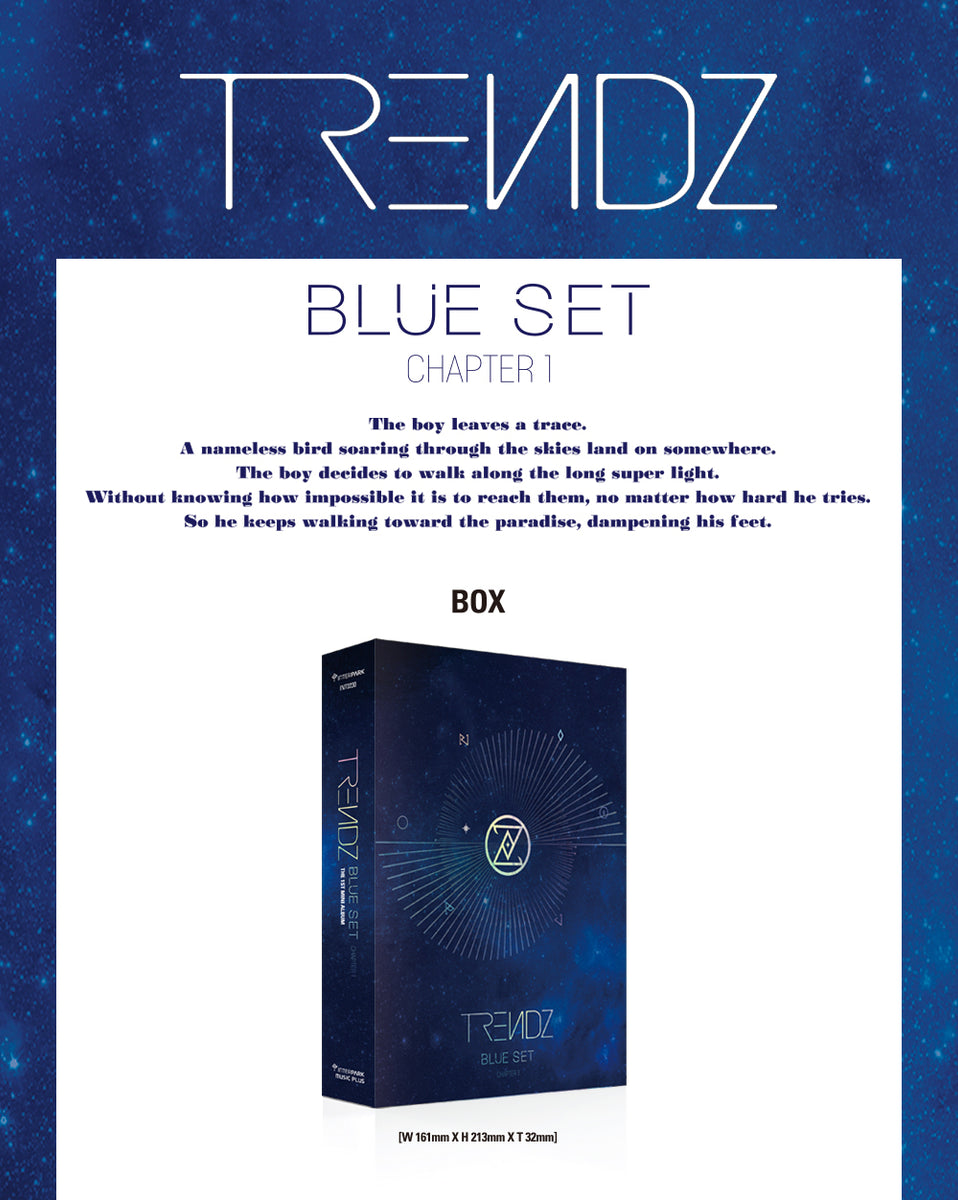 TRENDZ - BLUE SET Chapter 1. TRACKS (1st Mini Album) – KPOP MARKET