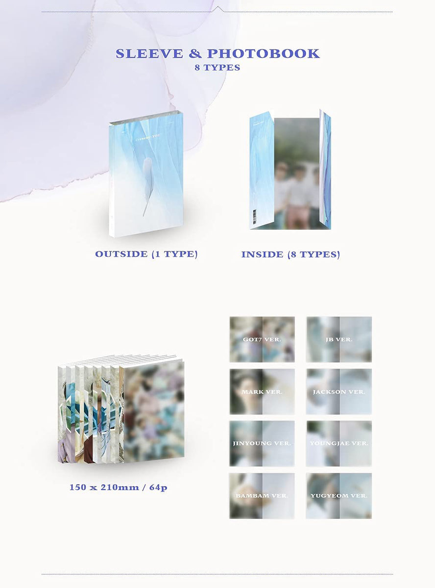 GOT7 - Present : You (Vol.3) Album+Extra Photocards Set, Silver – KPOP ...