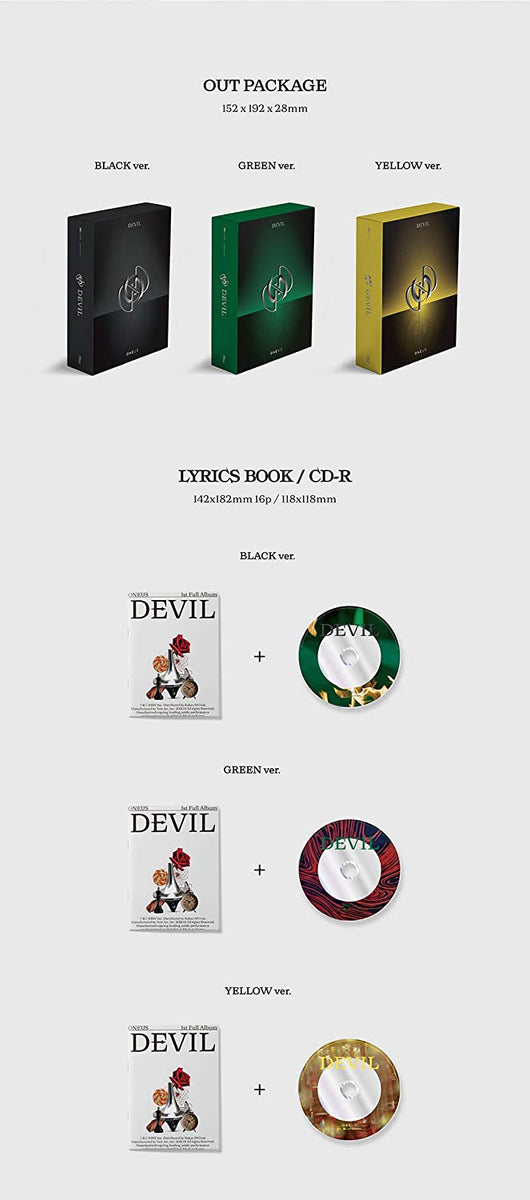 ONEUS - Devil (Vol.1) Album+Extra Photocards Set – KPOP MARKET